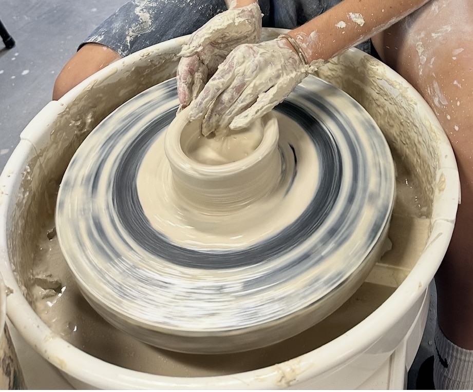 Spin it ONCE - Beginner Wheel Throwing Class | Patchs Playhouse